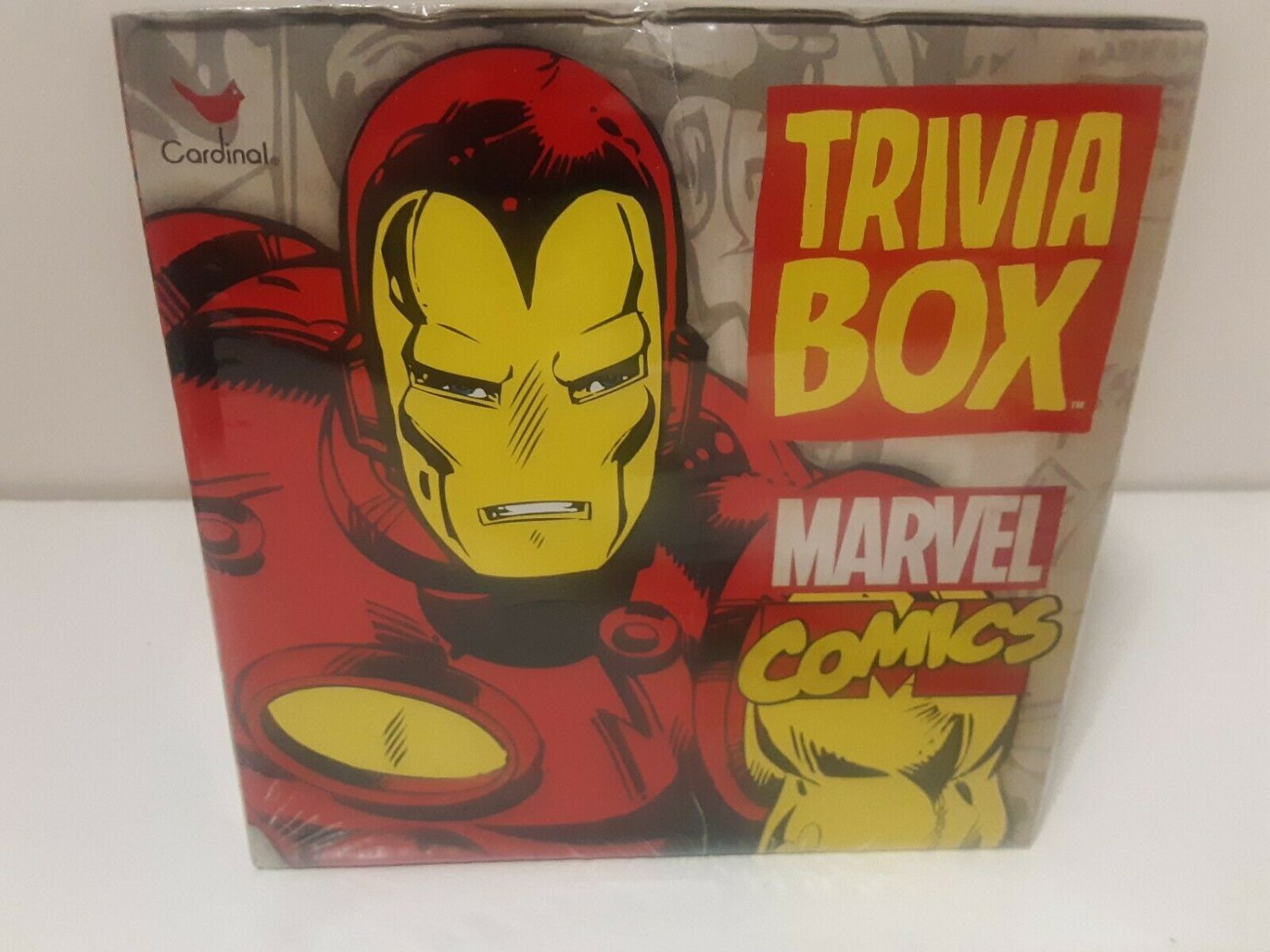 Marvel Comics Trivia Box Game Cardinal Avengers Spider Man Captain ...