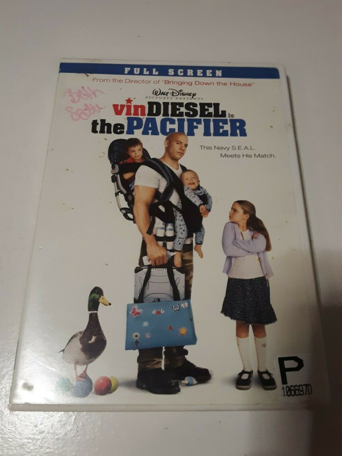 Walt Disney Pictures Presents The Pacifier DVD Vin Diesel