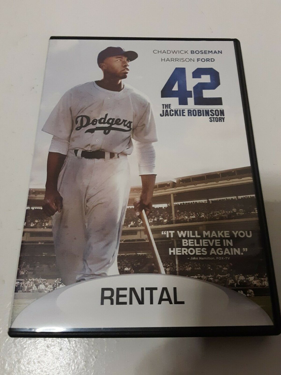 42 The Jackie Robinson Story DVD Chadwick Boseman Harrison Ford