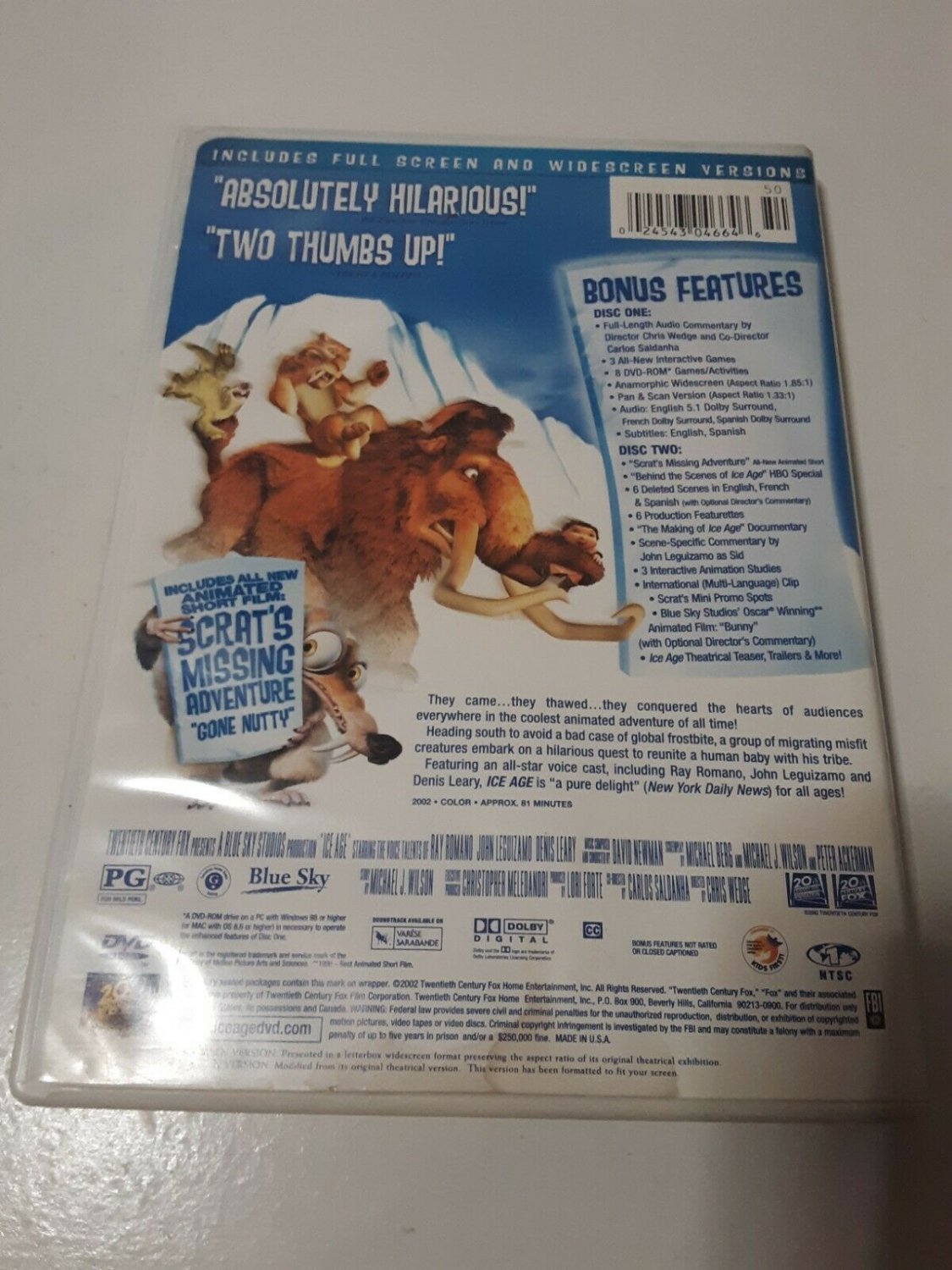 Ice Age 2 - Disc Special Edition DVD