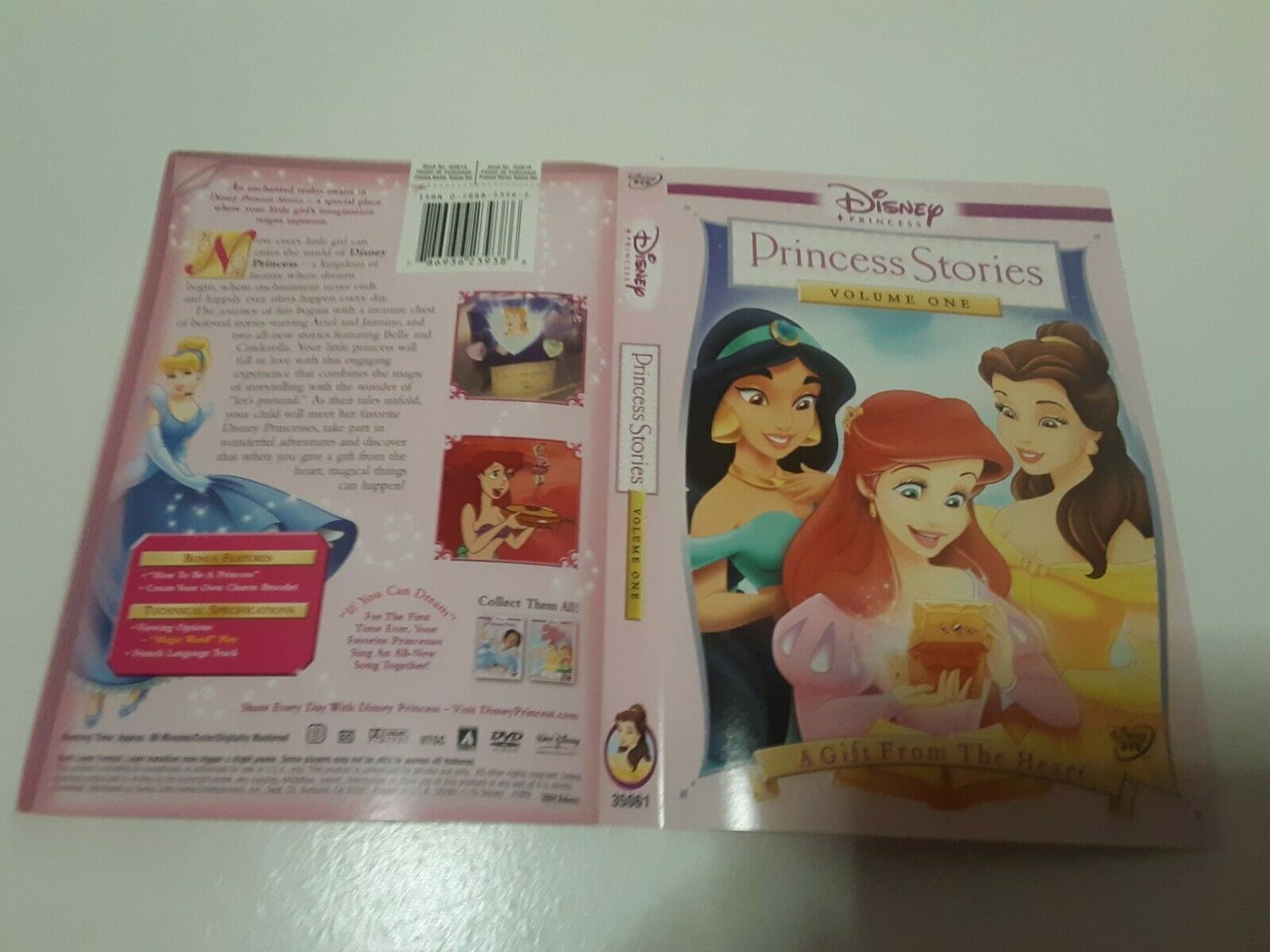 Disney Princess Princess Stories Volume One DVD ARTWORK ONLY NO DISC