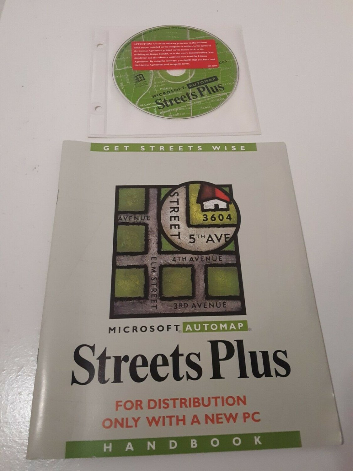 Microsoft Automap Streets Plus 1997 Edition Installation Software And ...