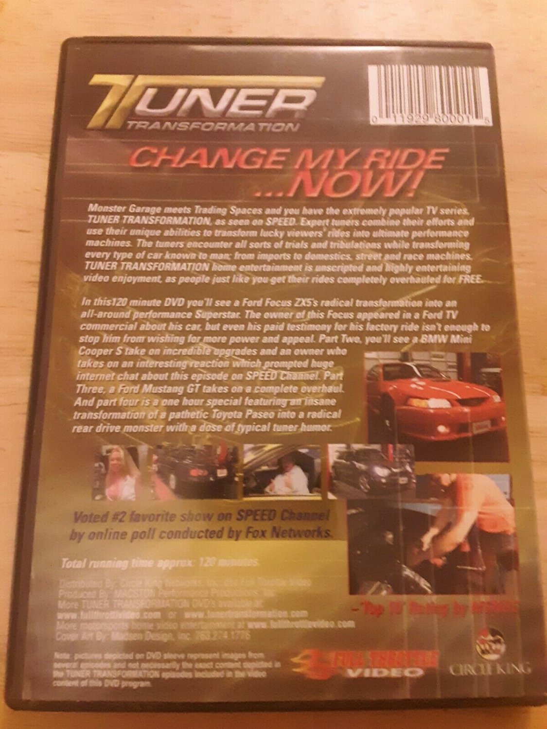 Tuner Transformation Change My Ride ... Now ! DVD