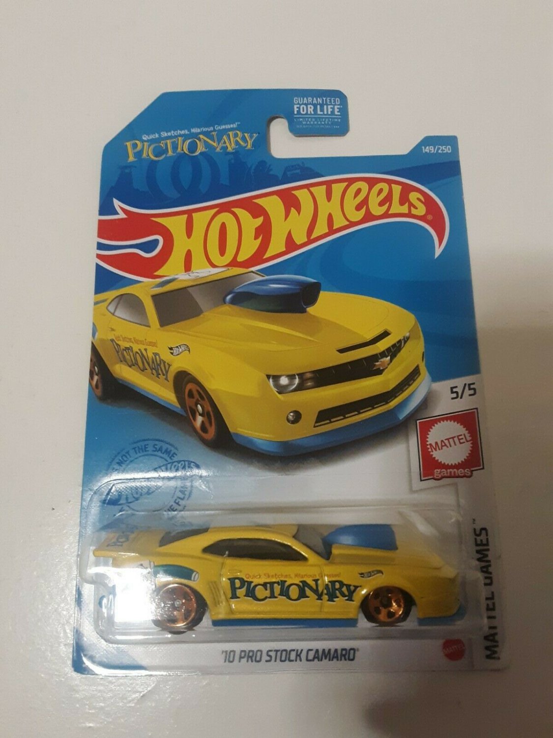 Hot Wheels Pictionary '10 Pro Stock Camaro Diecast Car Brand New ...