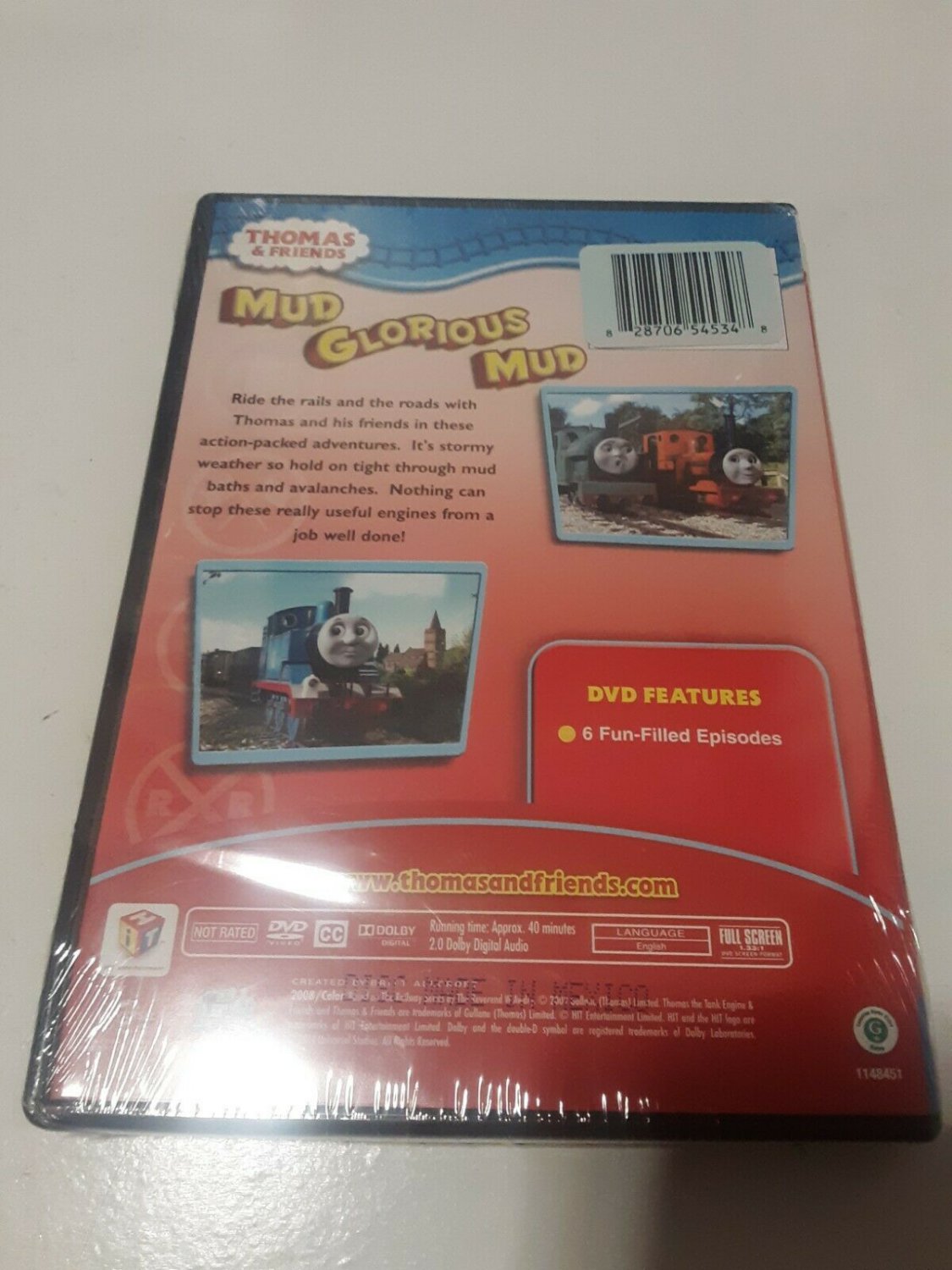 Thomas & Friends Mud Glorious Mud DVD Brand New Factory Sealed