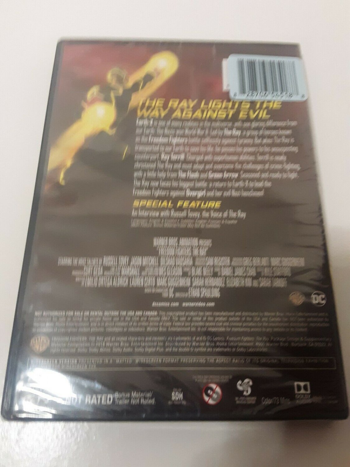DC Animated Movie Freedom Fighters : The Ray DVD Brand New Factory Sealed