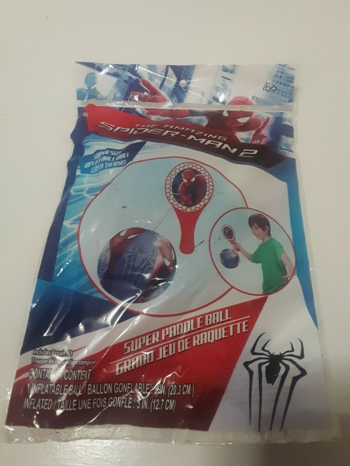Marvel The Amazing Spider - Man 2 Super Paddle Ball Inflatable Brand ...