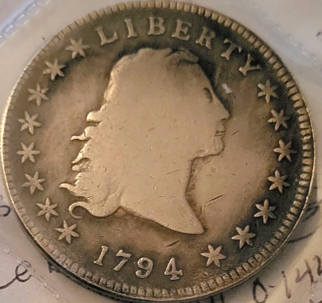 1794 Flowing Hair Silver Dollar