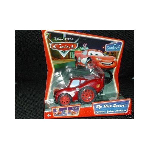 NEW Disney/Pixar CARS LIGHTENING MCQUEEN RIP STICK RACER Toy Vehicle