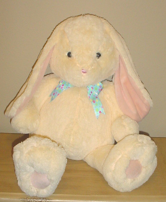 New GIANT PLUSH BUNNY Stuffed Animal 2.8 Feet High Nursery Decor Gift