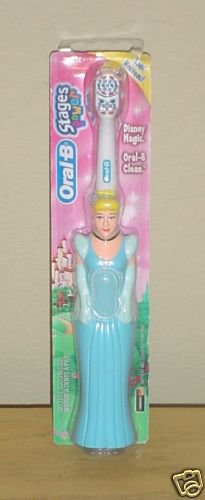 New DISNEY CINDERELLA Oral-B Power Toothbrush Kid's Collectible