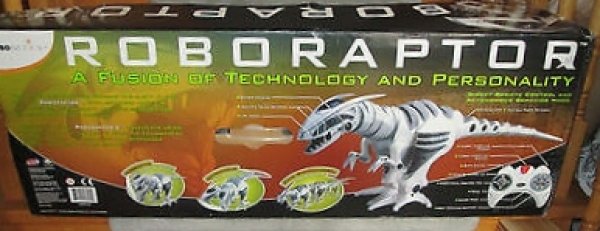 NIB Original WowWee ROBORAPTOR Large ROBOTIC DINOSAUR 2005 Collectible ...