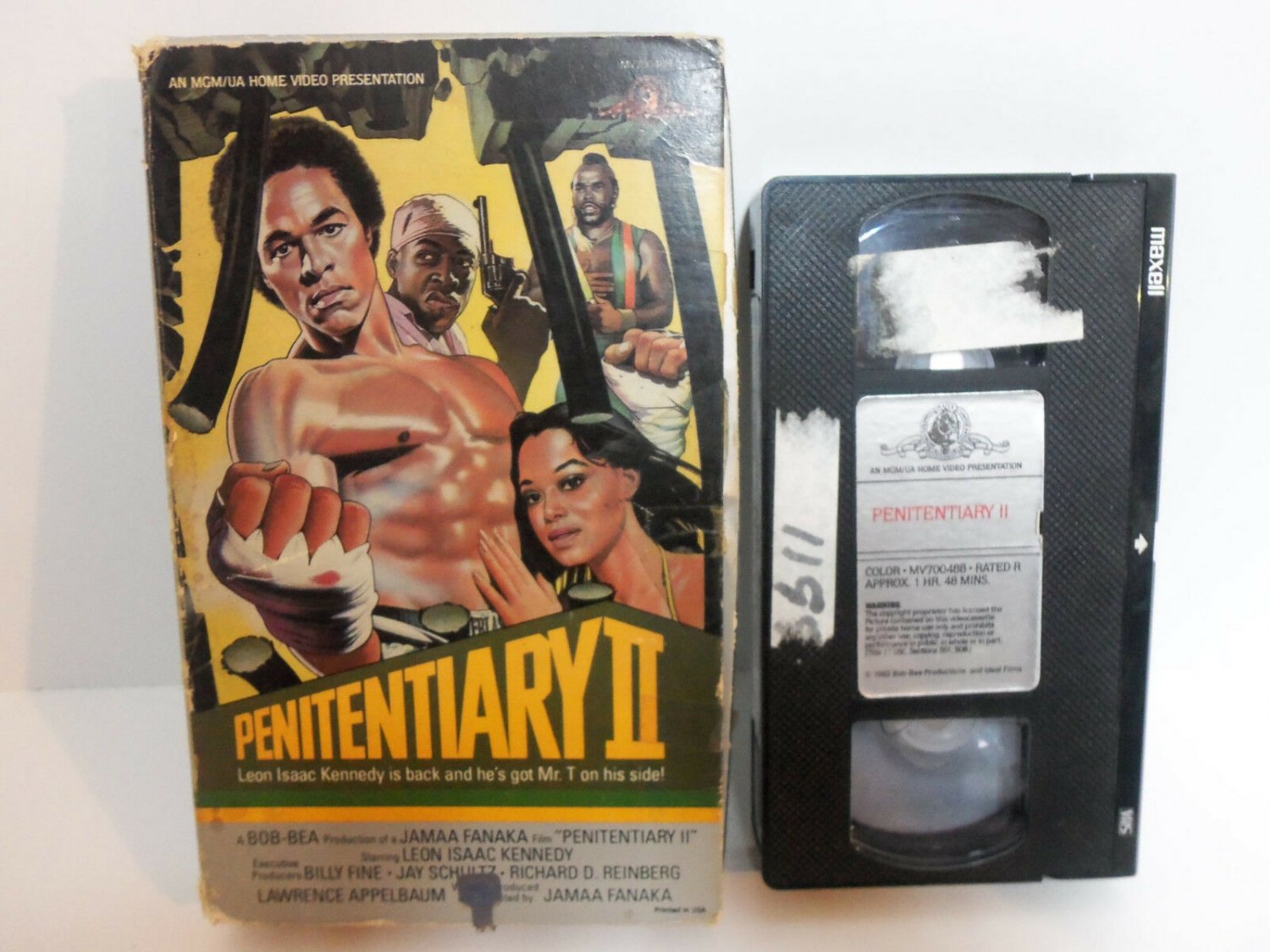 Penitentiary II 1982 VHS Jamaa Fanaka Mr T Leon Kennedy Action ...