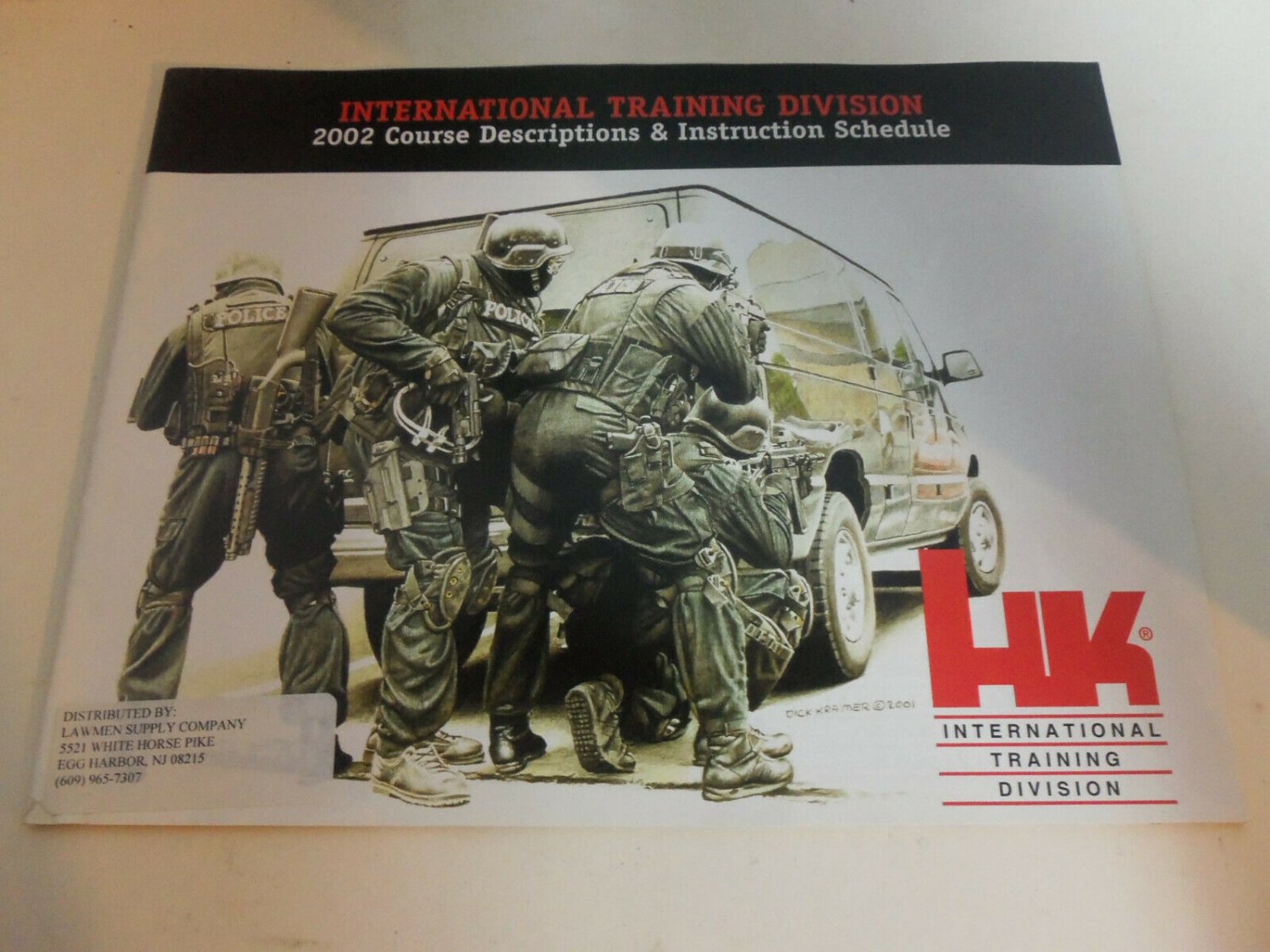 Original Heckler & Koch HK 2002 International Training Division Course ...