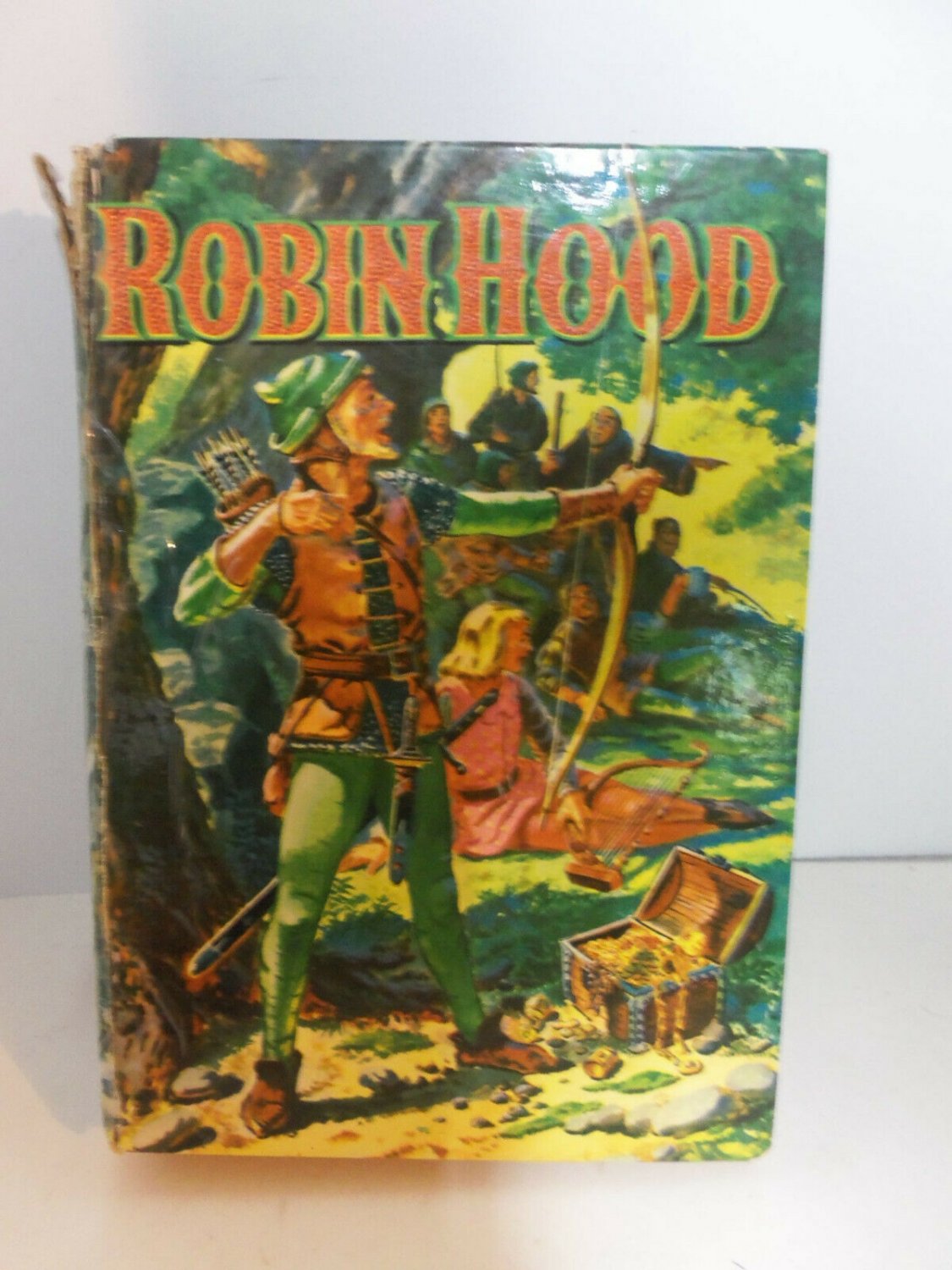 Vintage 1955 Robin Hood by Howard Pyle Hardcover Book Whitman ...