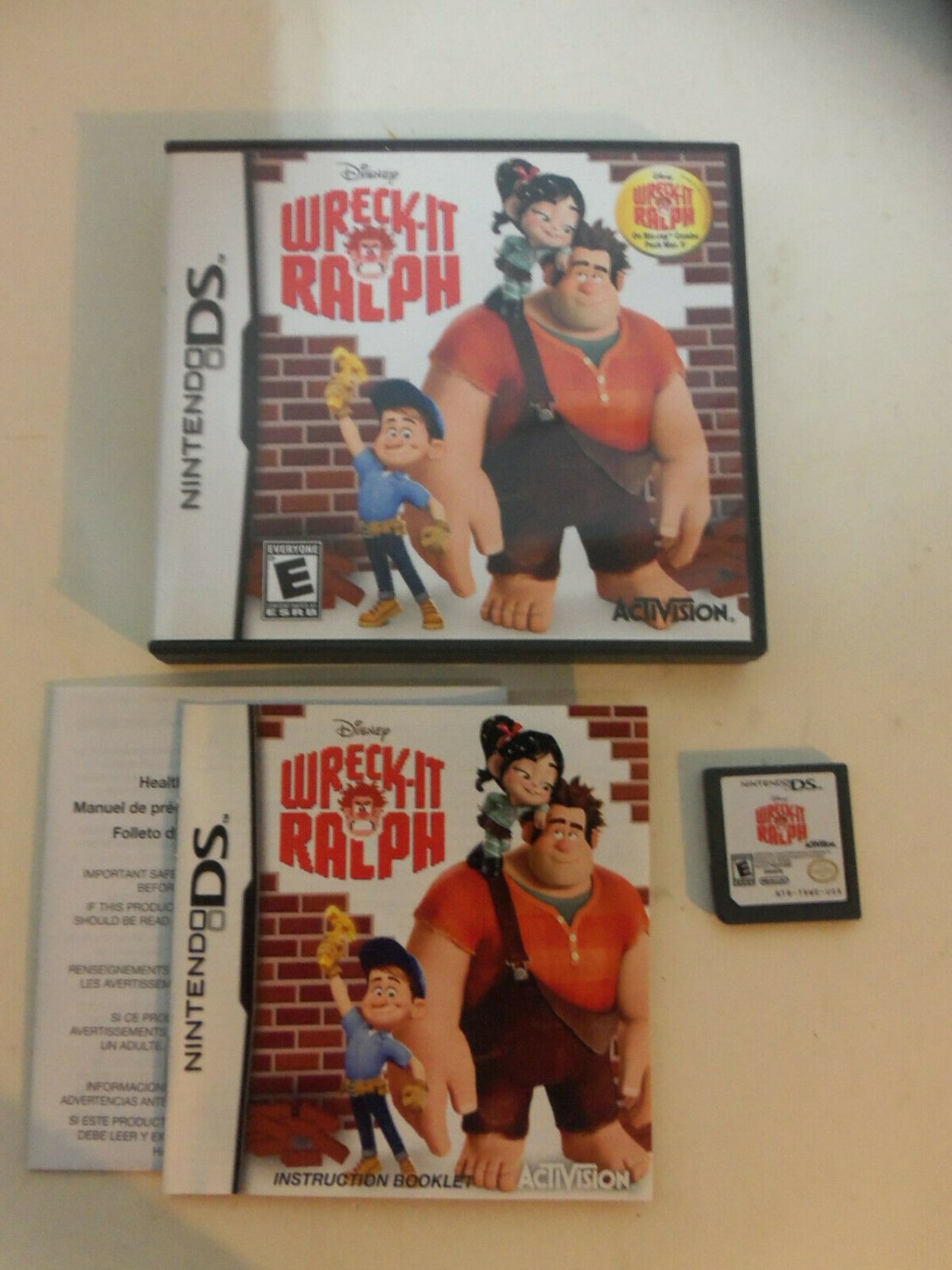 Nintendo DS Disney Wreck-It Ralph Activision Genuine Original Video ...