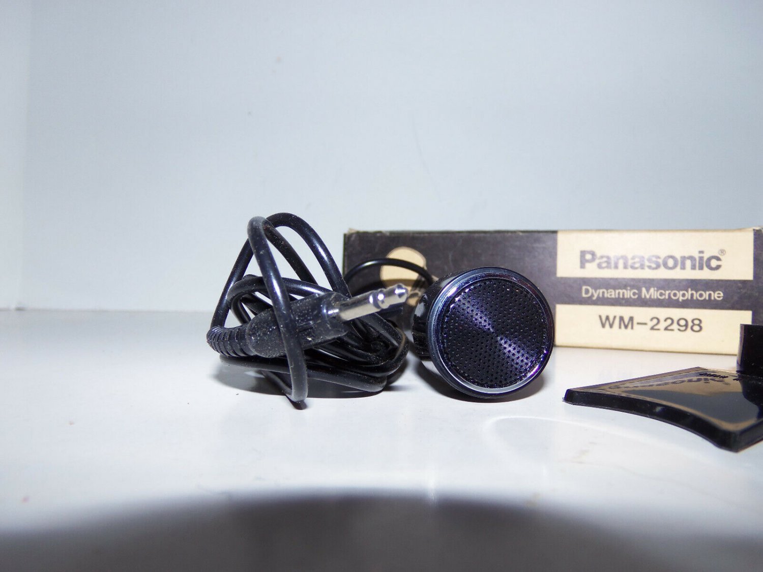 Vintage Panasonic Dynamic Microphone WM-2298 in Original Box