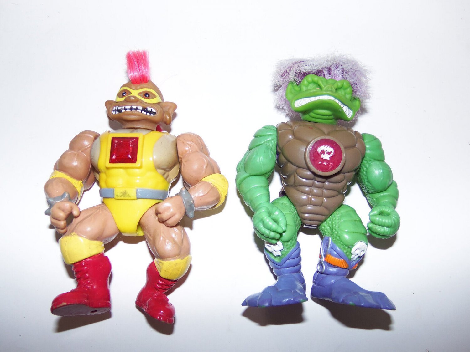 Vintage Stone Protectors 2 Action Figures Zok Evil Leader Chester The ...
