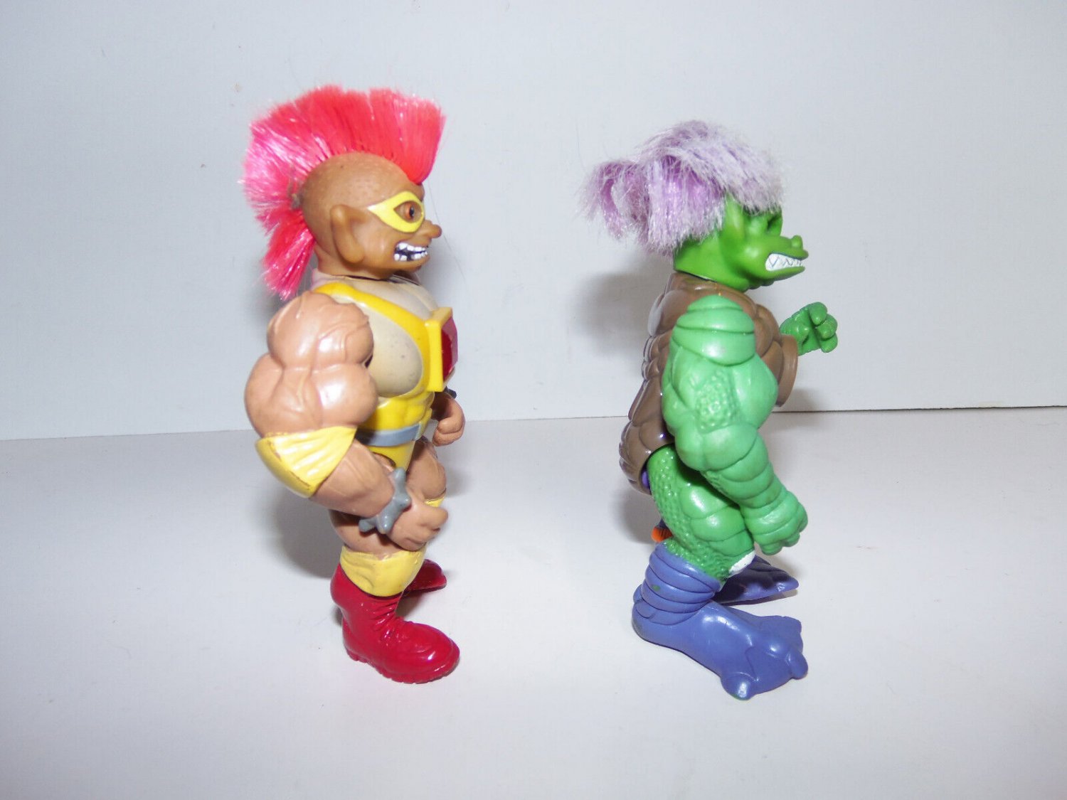 Vintage Stone Protectors 2 Action Figures Zok Evil Leader Chester The ...