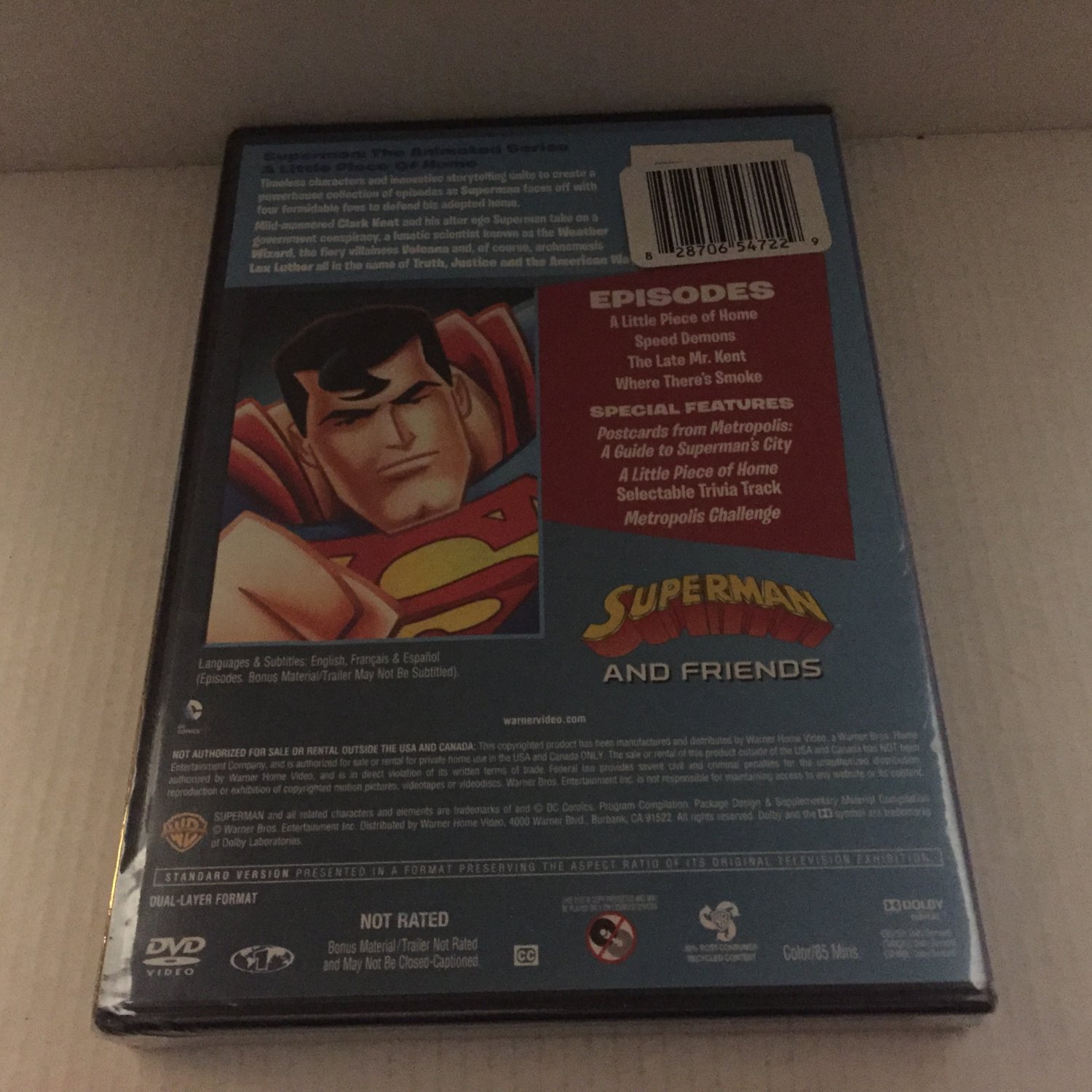 NEW DC Comics Superman & Friends Animated DVD Sealed