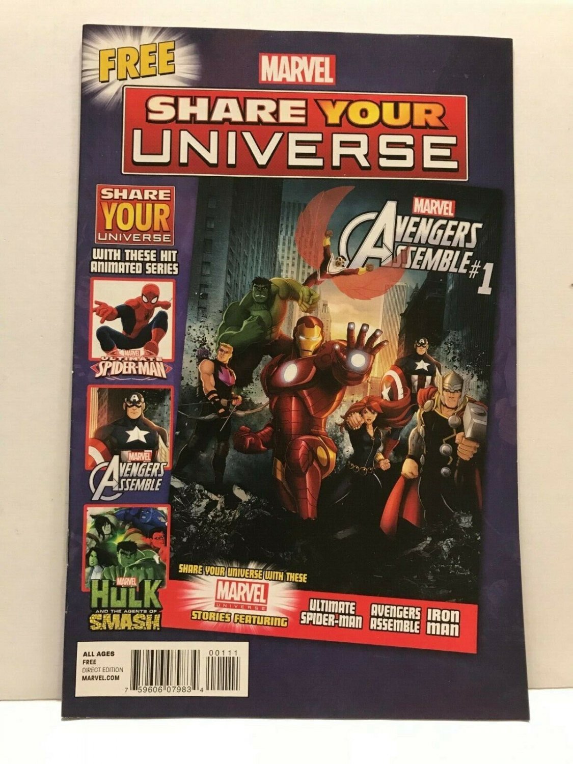 Marvel Share Your Universe Animated Series Previews Comic Book (Good)