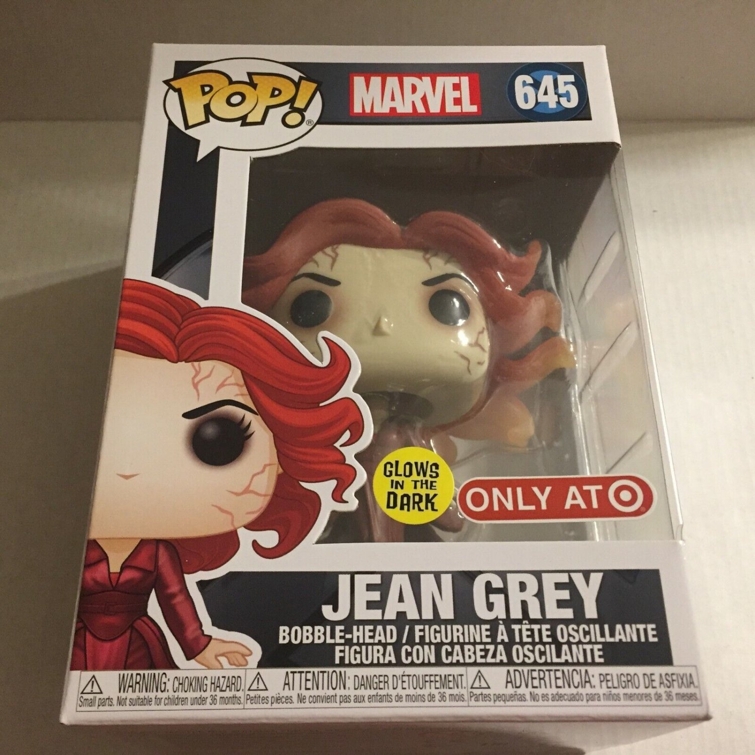 NEW Marvel X-Men Exclusive Glow in the Dark Jean Grey Funko Pop