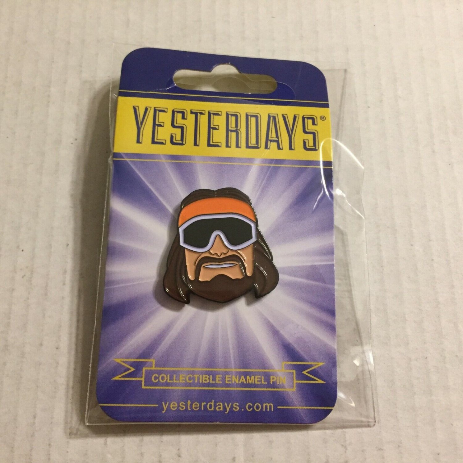 NEW WWE The Macho Man Enamel Pin