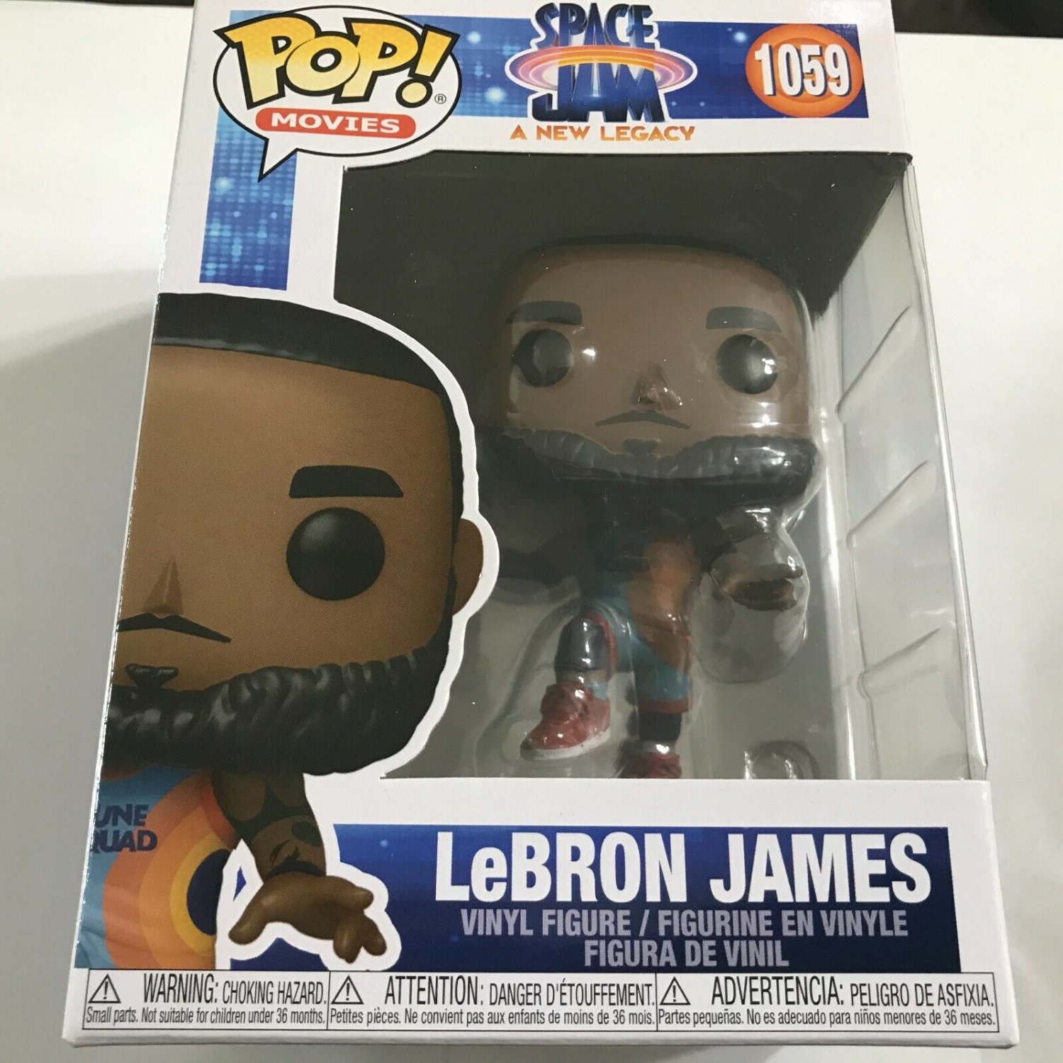 NEW NBA Space Jam LeBron James Funko Pop Figure