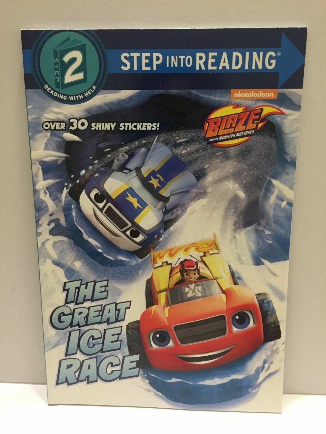 NEW Nickelodeon Blaze The Great Ice Race Book - Step Into Reading Series