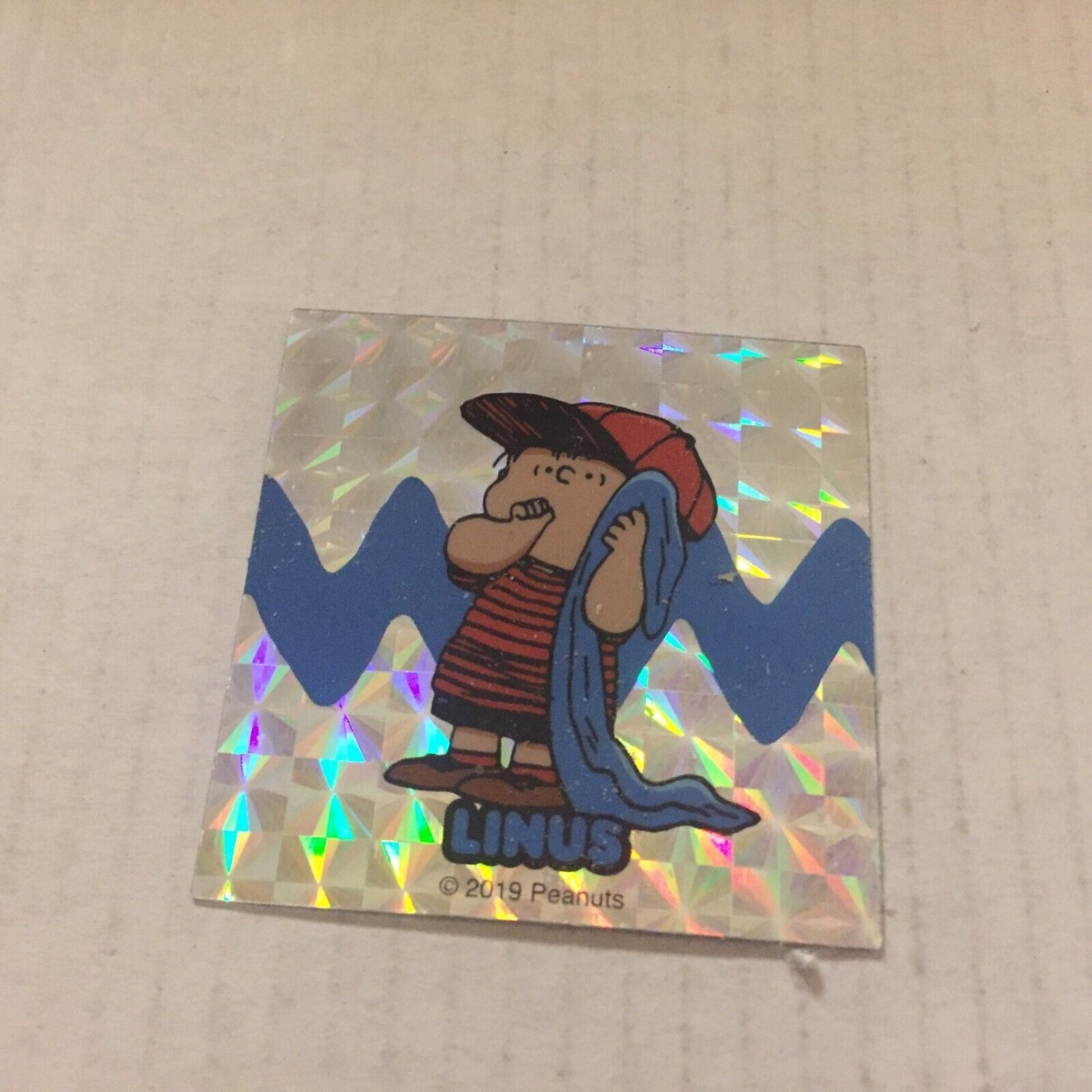 Super7 Peanuts Blind Box Baseball Linus Blue Figure & Sticker