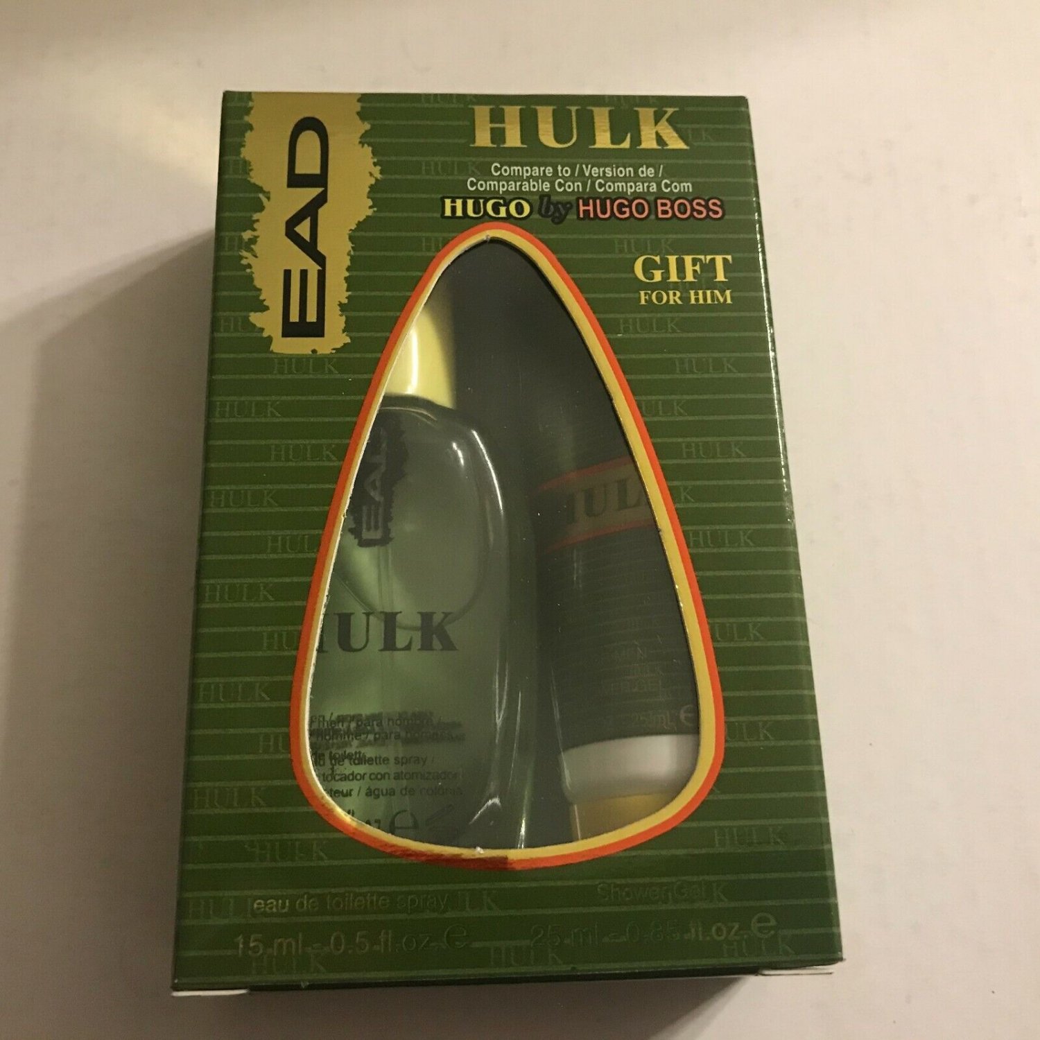 Hulk Gift Set 0.5 Fl oz Cologne & Gel (Comparable to Hugo)