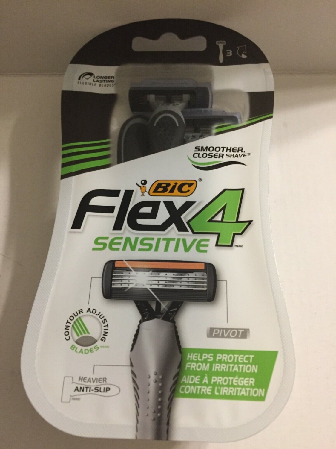 Bic Flex 4 Three Pack Men's Disposable Razors