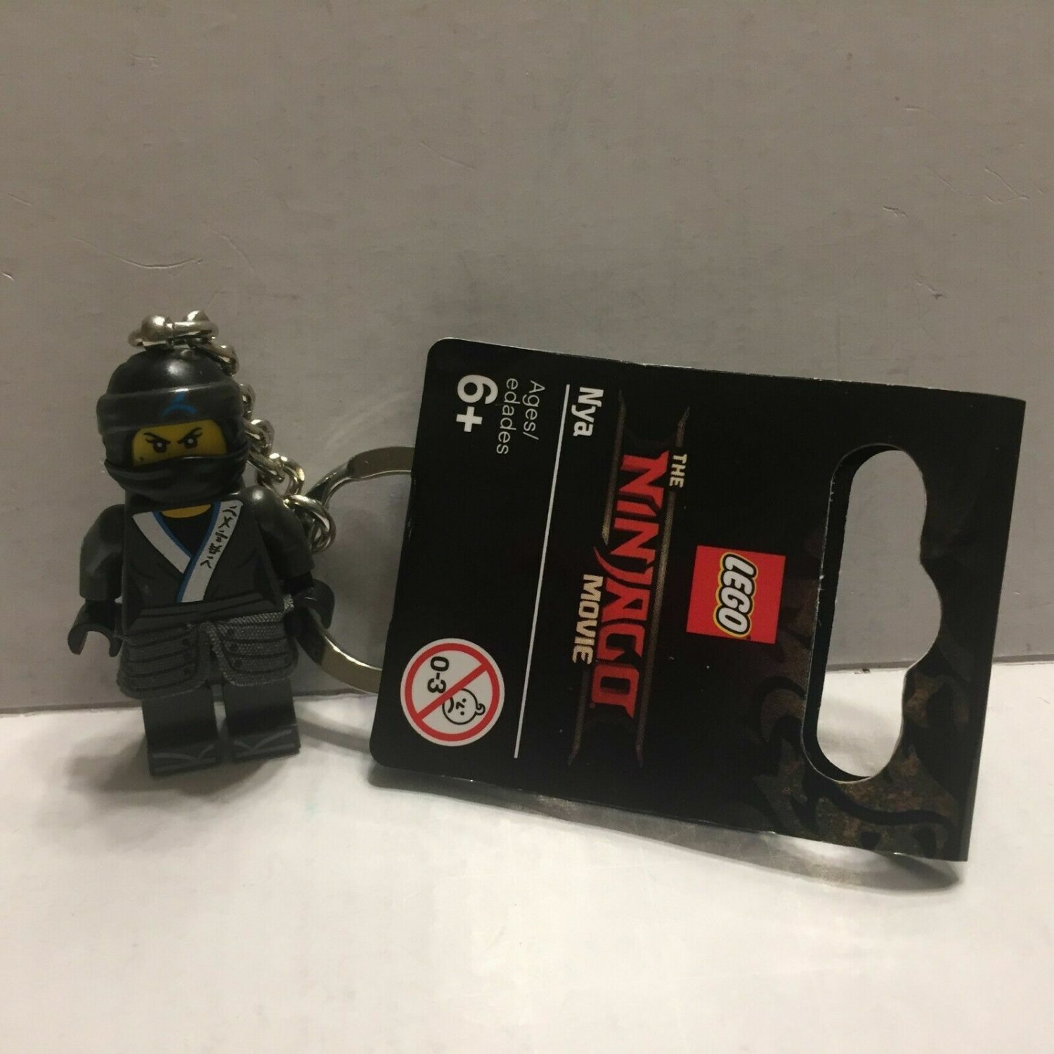 Ninjago Movie Nya Water Ninja Lego Minifigure Keychain