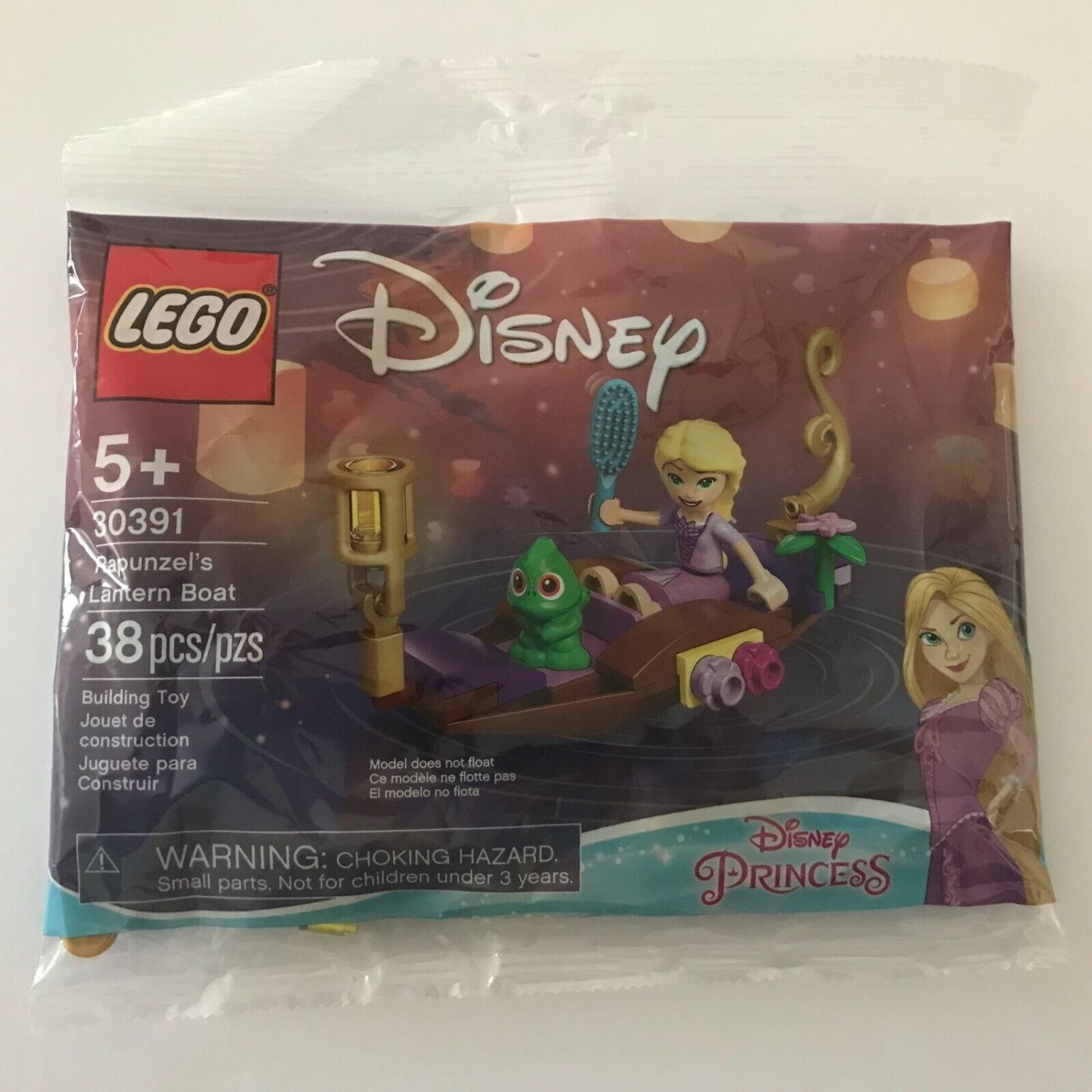 NEW Official Disney Rapunzel's Lantern Boat Lego Polybag #30391