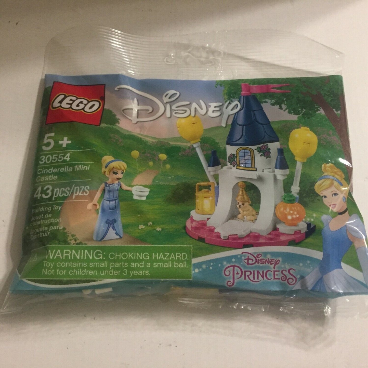 New Disney Cinderella Mini Castle Lego Set Polybag