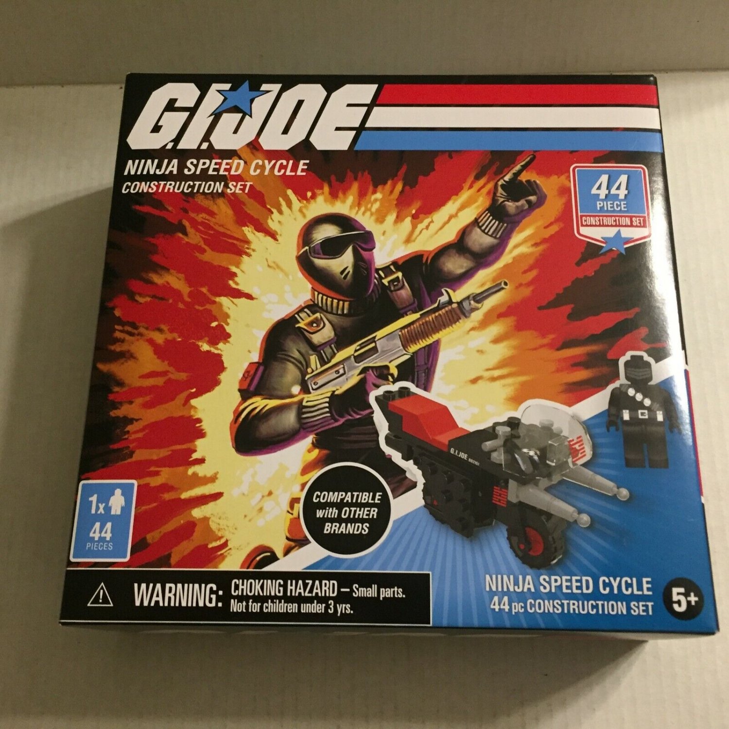 NEW Ninja Speed Cycle with Snake Eyes Figure 44 Piece Set