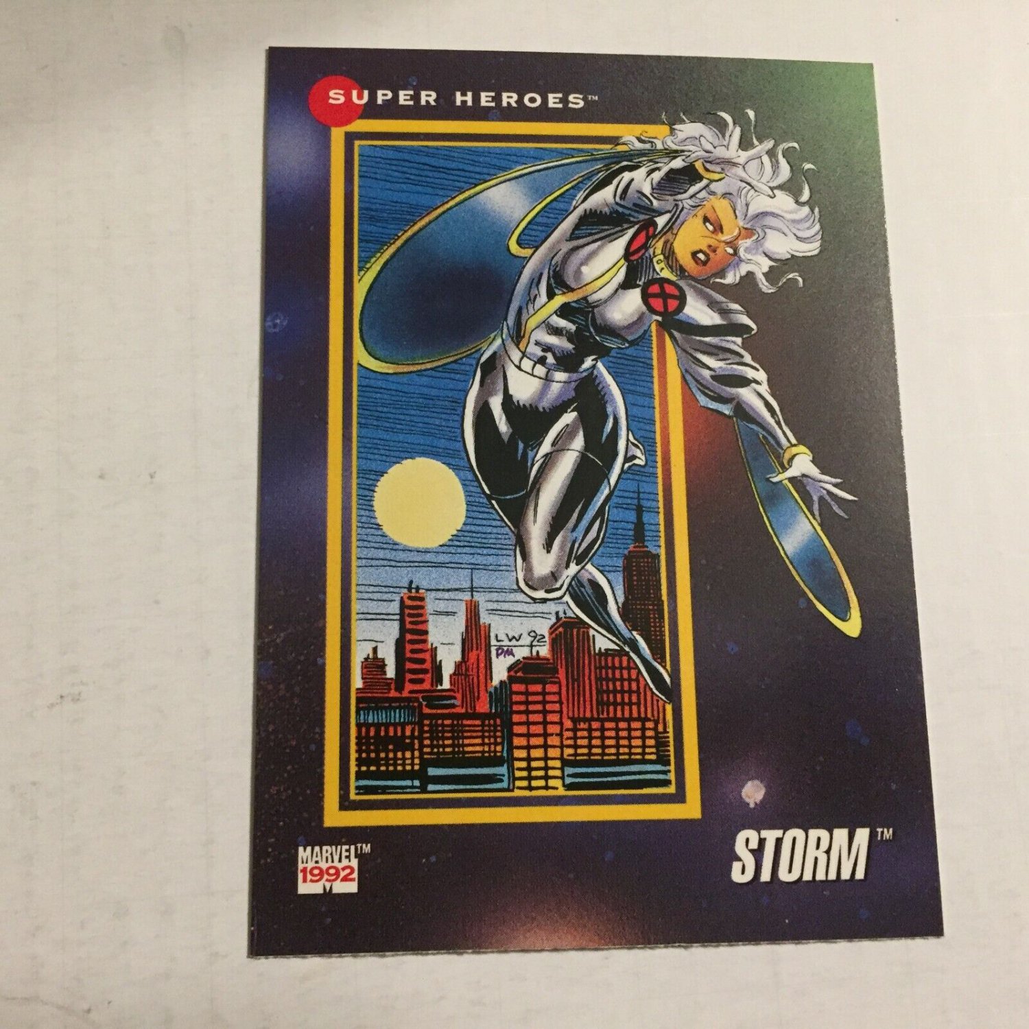 1992 Marvel X-Men Storm Super-Heroes Comics Trading Card