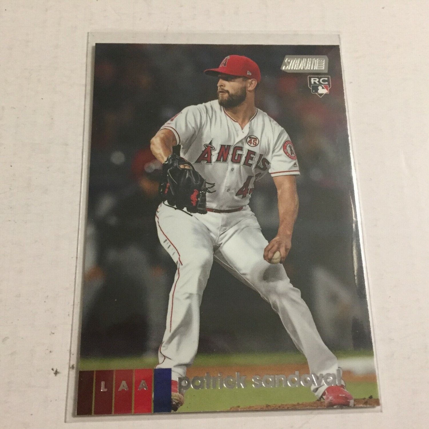 2020 Topps Stadium Los Angeles Angels Patrick Sandoval MLB Rookie ...