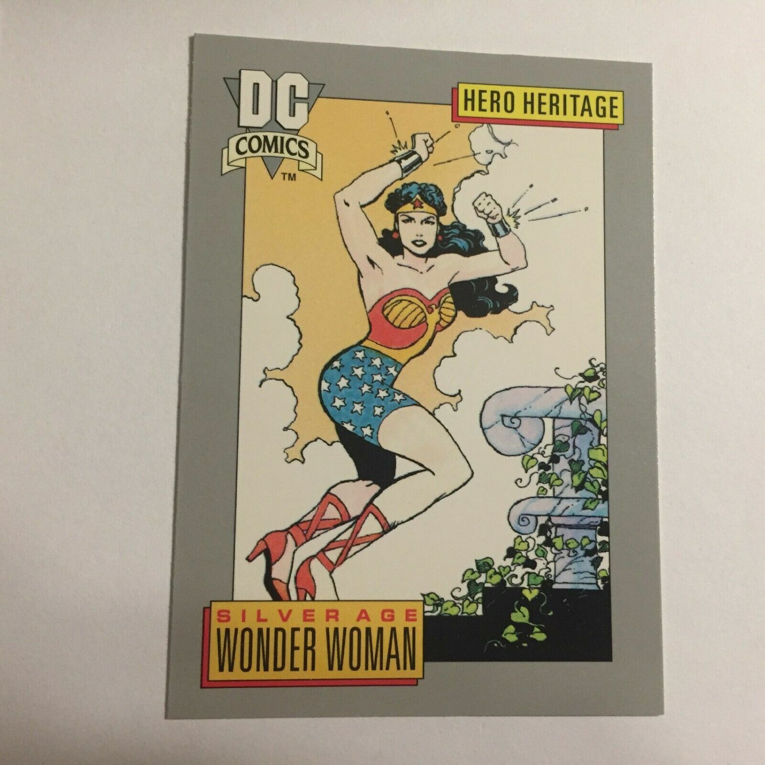 Three 1991 DC Comics Universe Wonder Woman Cards