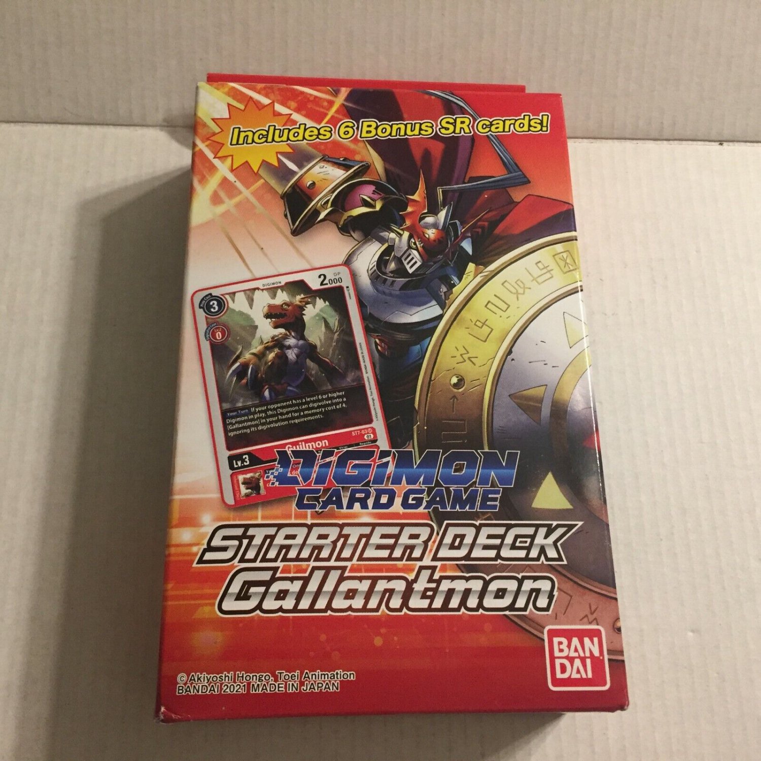 New Digimon Card Game: Gallantmon Trading Card Starter Deck - 54 Cards