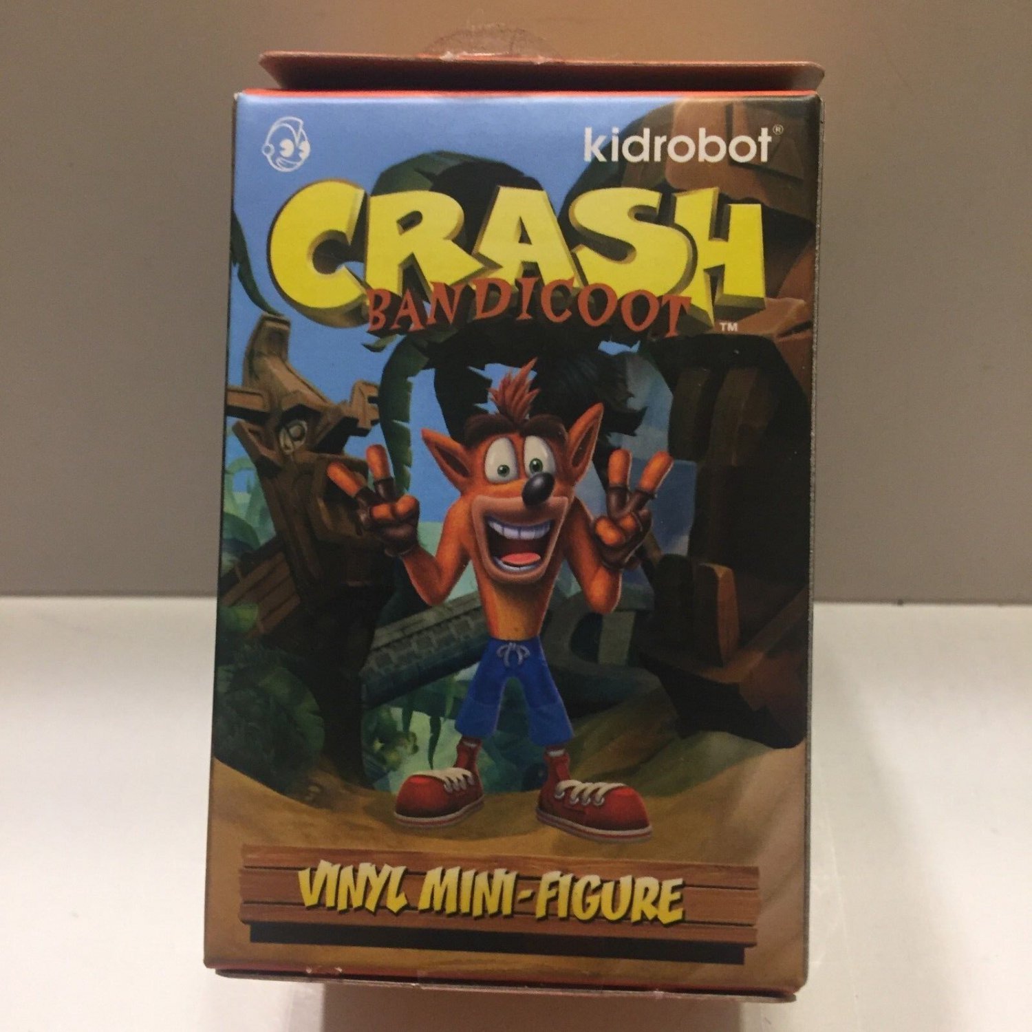 4 Unopened Kidrobot Crash Bandicoot Collectible 3" Figures Blind Boxes