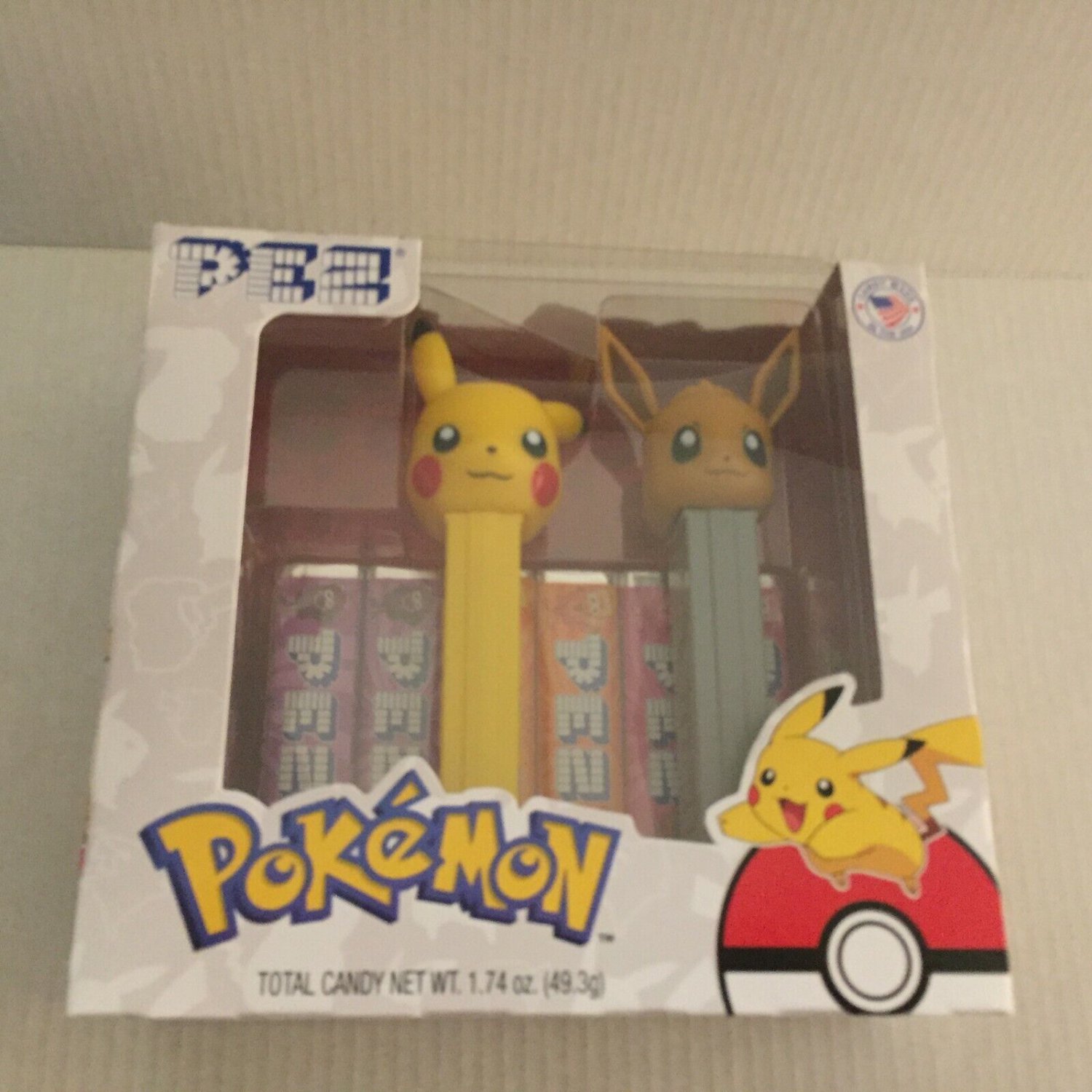 NEW Pokemon Pikachu & Eevee Pez Gift Box