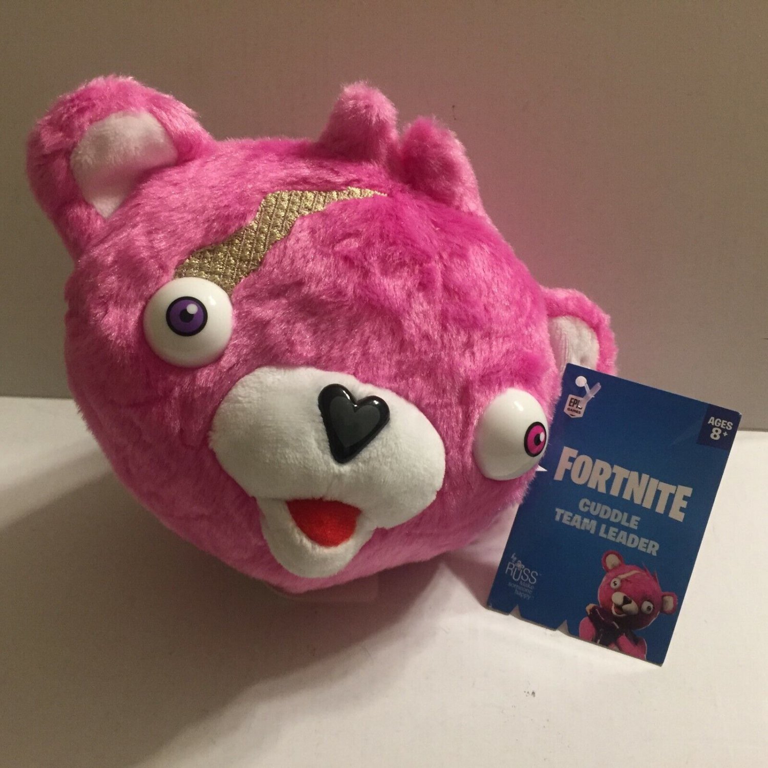 New Fortnite Cuddle Team Leader Head Plush