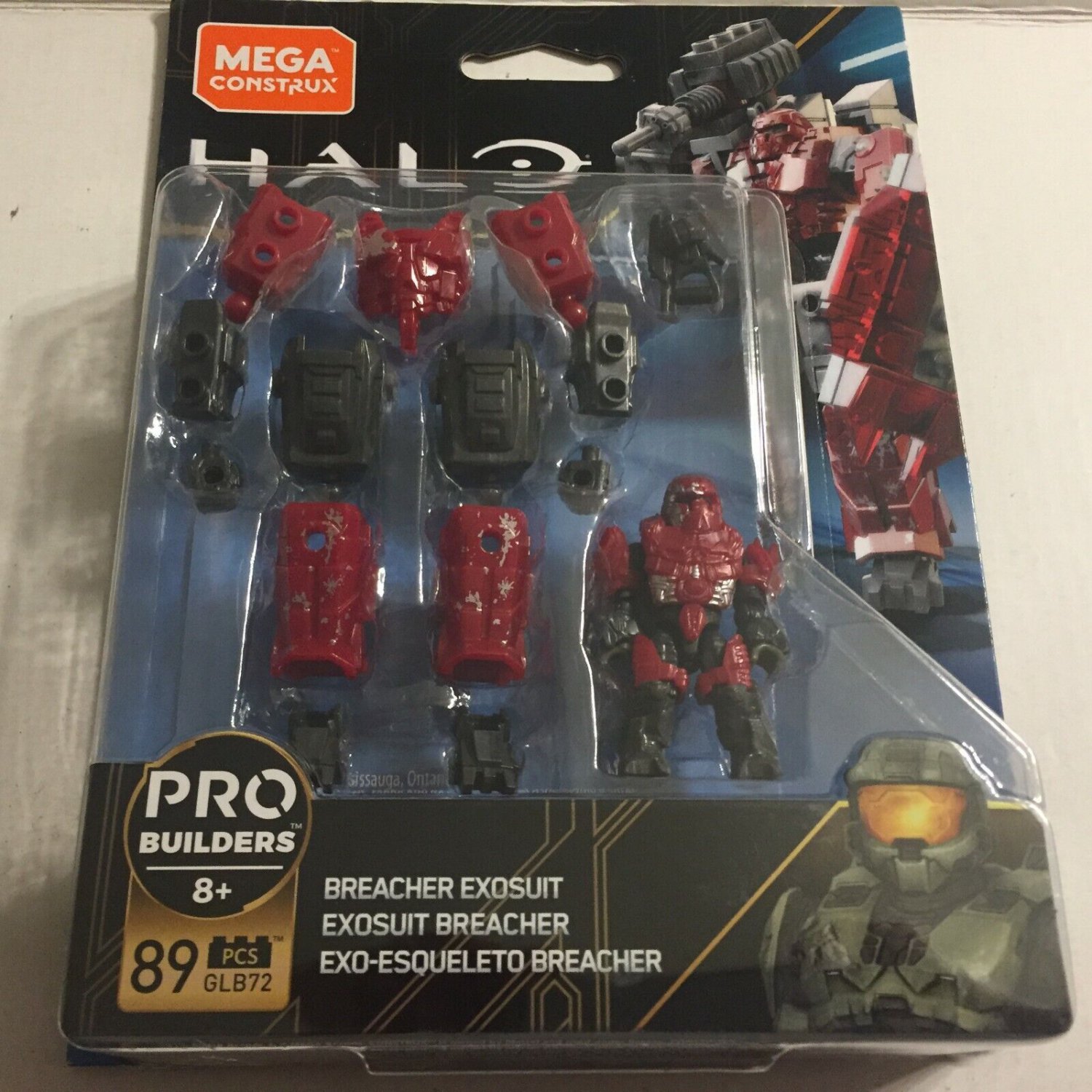 NEW Mega Construx Pro Builders Halo Red Breacher Exosuit