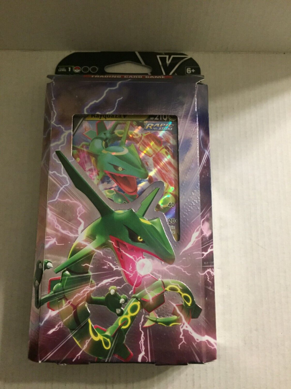NEW Pokemon TCG: Rayquaza V Battle Deck Box - 60 Cards