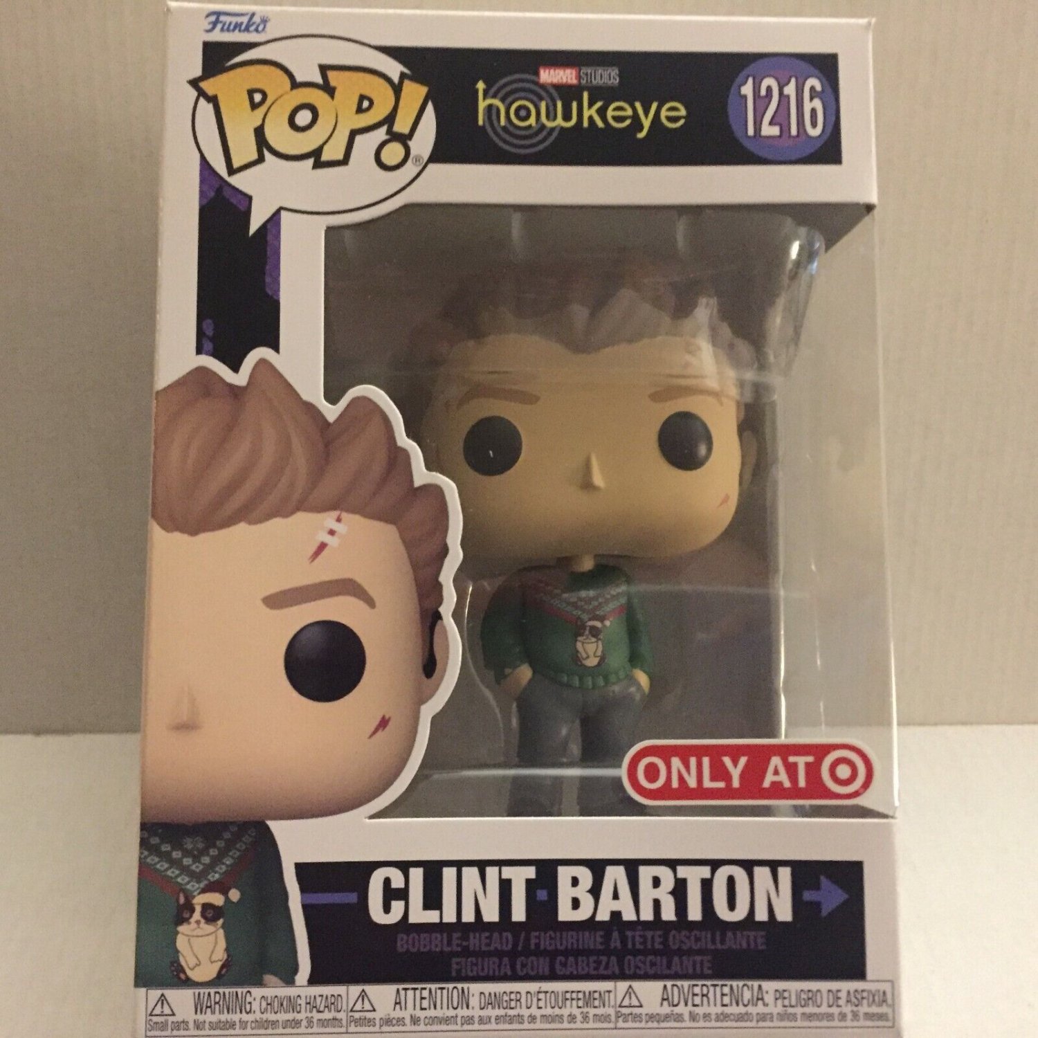 NEW Marvel Hawkeye Clint Barton Exclusive Funko Pop Figure #1216