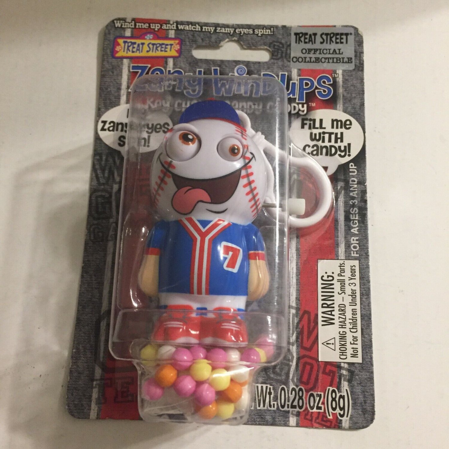 Baseball Zany Windups Figure / Candy Holder