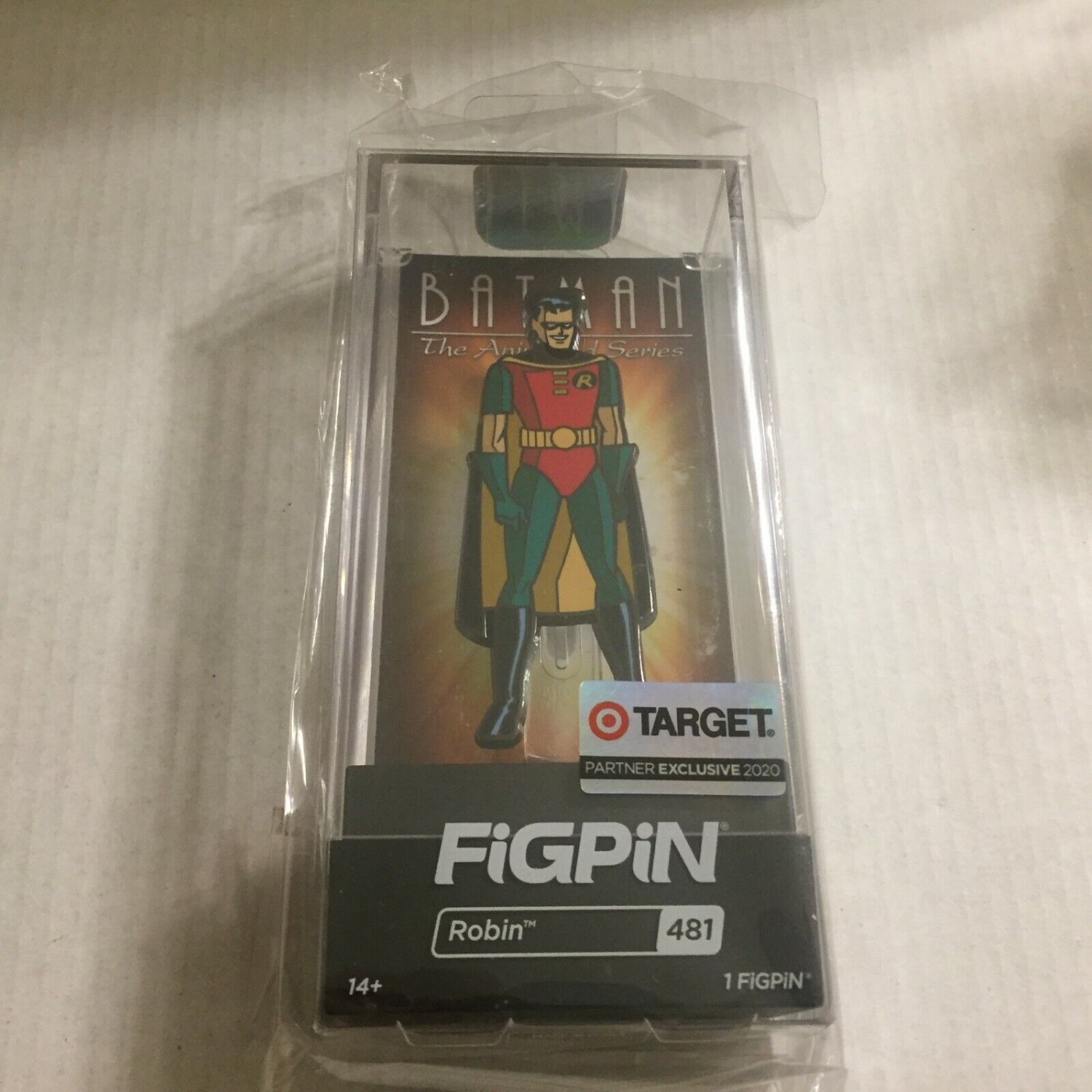 NEW Batman the Animated Series Robin Exclusive FigPin #481