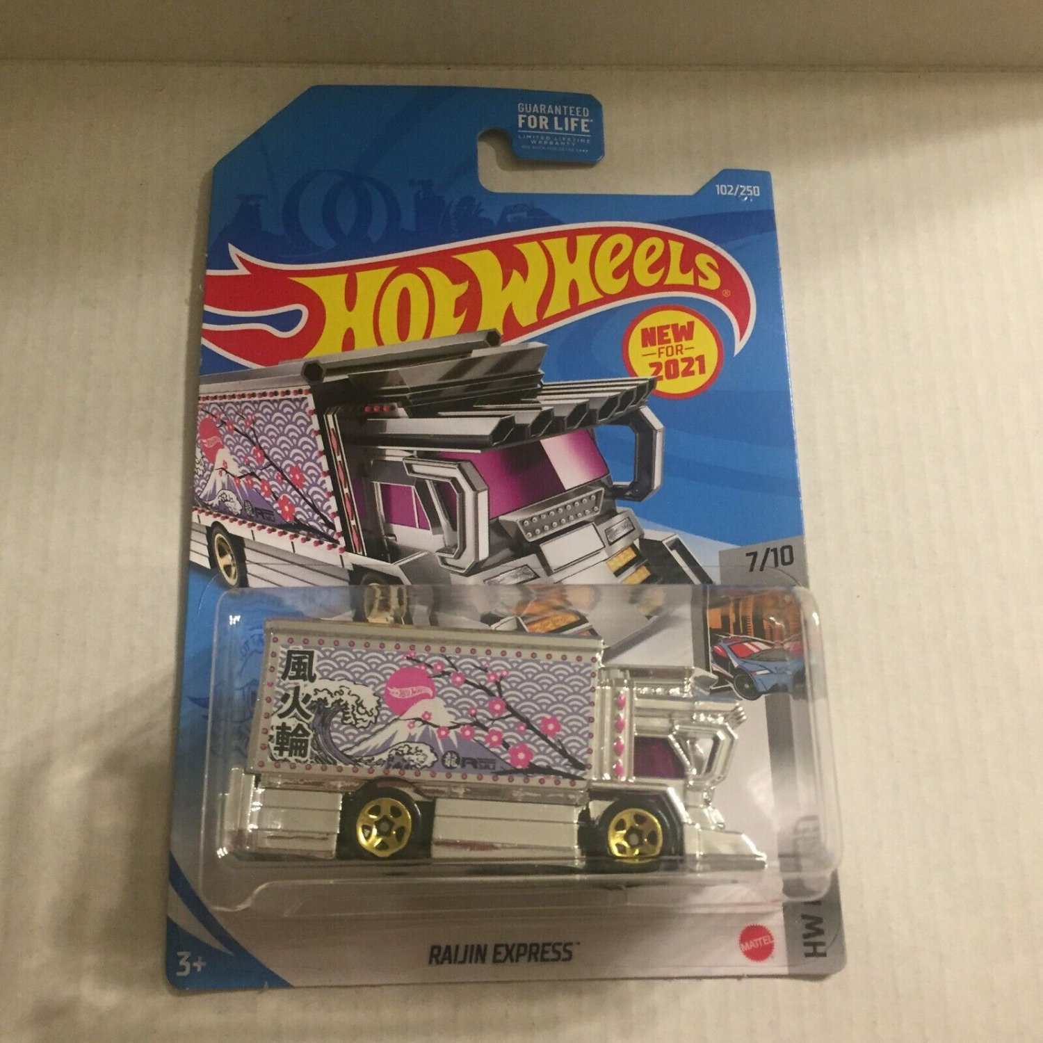 New Hot Wheels Raijin Express Model Truck Car