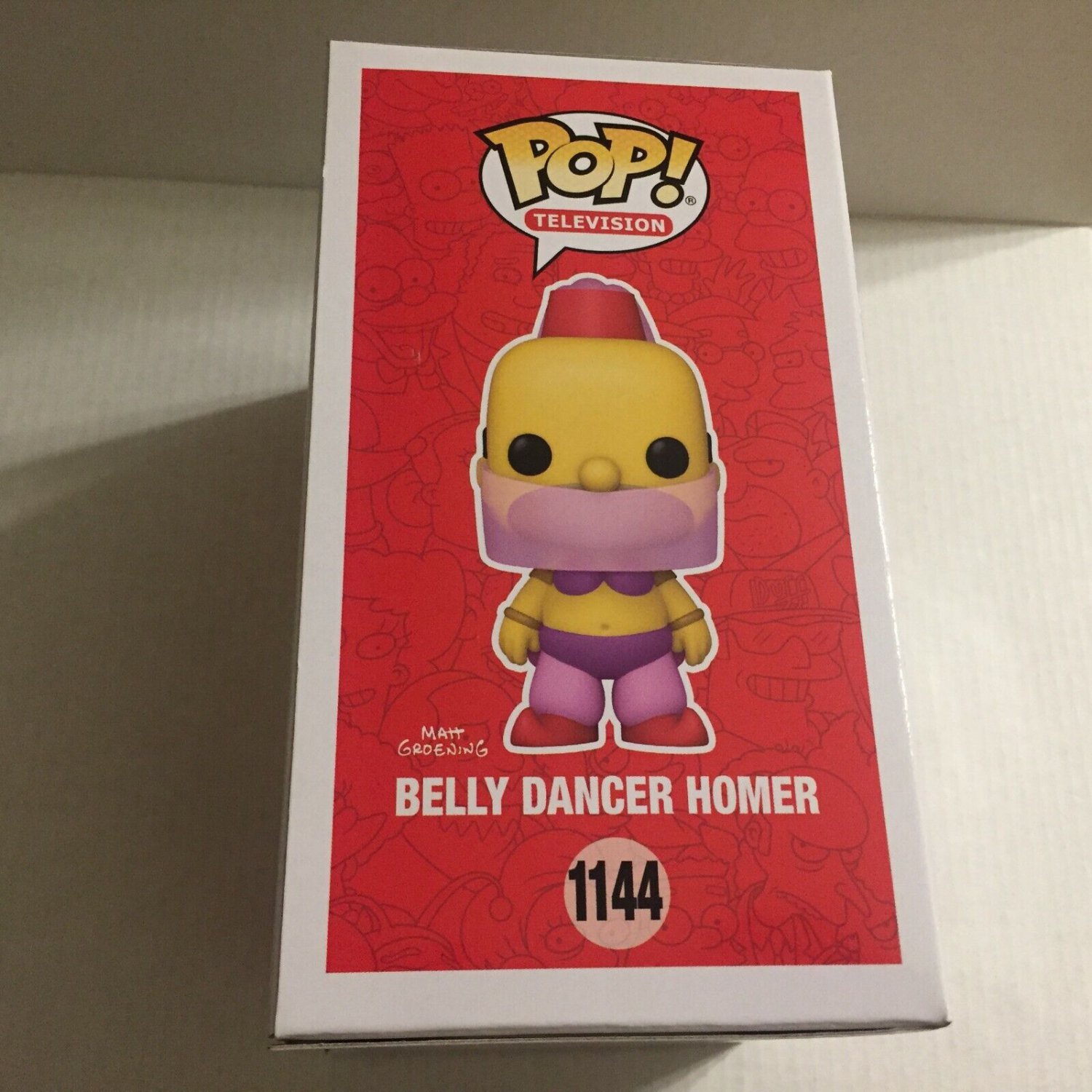 NEW 2021 Funkon Exclusive The Simpsons Belly Dancer Homer Figure #1144